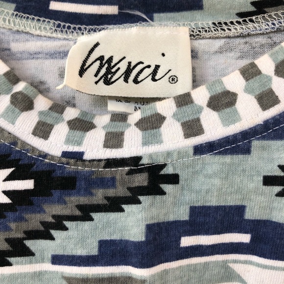 Vintage | Tops | Vintage Aztec Bedazzled Crop Tee | Poshmark